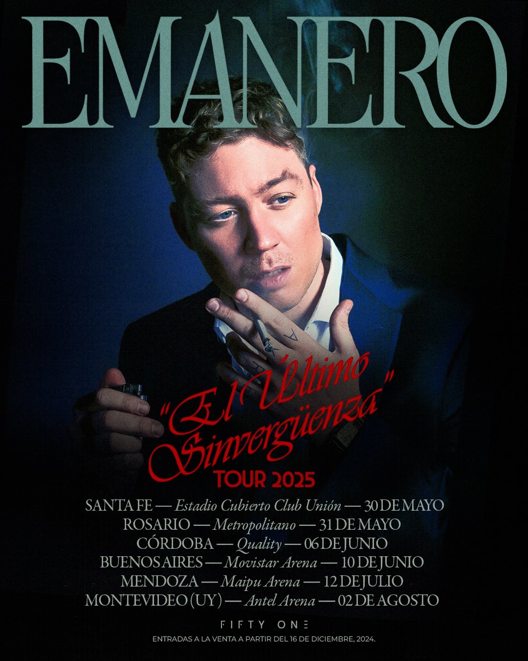 Emanero Llega a Quality Espacio con "El Último Sinvergüenza Tour ...